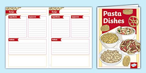 How to Make Pasta Sequencing Mind Map
