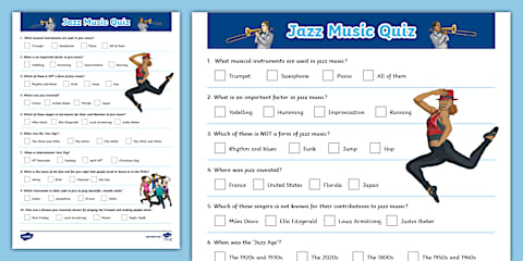 History of Jazz PowerPoint & Google Slides for K-2nd Grade