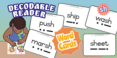 Foundation Phase Phonics - sh Decodable Readers - Flashcards: Ash and ...