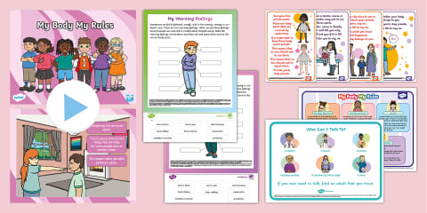 Child Protection Colouring Sheet | Primary | Teacher-Made