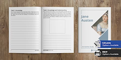 KS5 Great Minds: Jane Austen Reading Comprehension