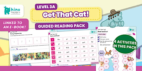 Level 3a Decodable Readers: Get That Cat!