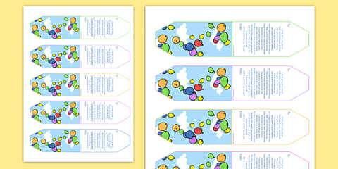 End of Year Poem Editable Bookmarks