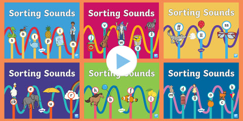 s, a, t, p, i, n Sorting Sounds PowerPoint Game