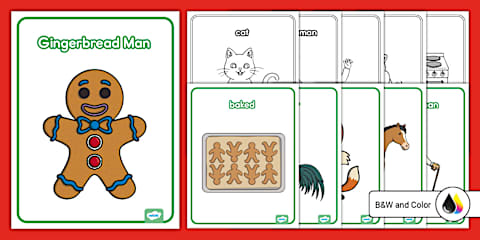 The Gingerbread Man Sequencing Mind Map