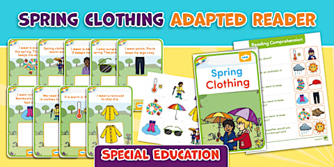 Dressed for the Weather Pack Adapted Reader Pack