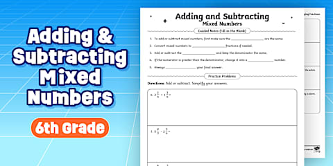 Sixth Grade Math Basic Skills Multiplying Fractions Practice Worksheet