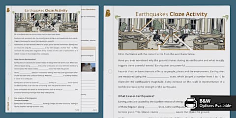 Earthquakes PowerPoint