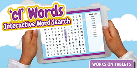 Letter Blends Matching Puzzle