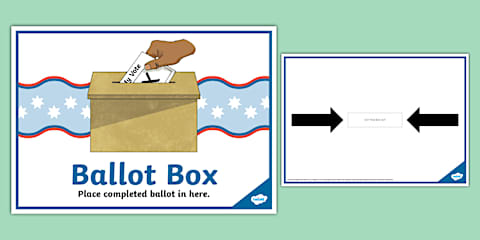 Ballot Card Template | Resource | Twinkl USA