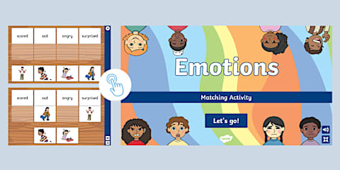 ESL Emotions and Feelings Interactive Game [Kids, A1]
