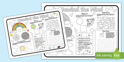 Mindfulness Focus Worksheets