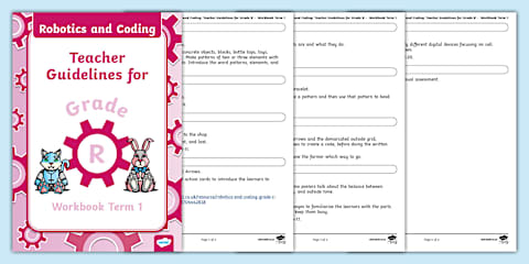 Grade R Robotics and Coding - Coding - Computational Thinking ...