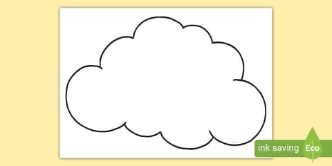 Editable Thought Bubble Template