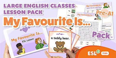 Large English Classes Lesson Pack: Prepositions of Time