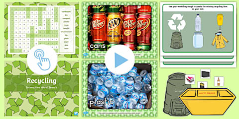 Recycling Sorting Interactive PowerPoint