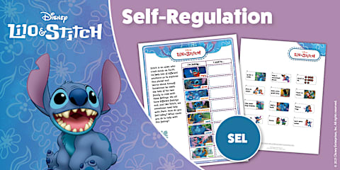 Lilo & Stitch: Count, Add, and Subtract Math Worksheets