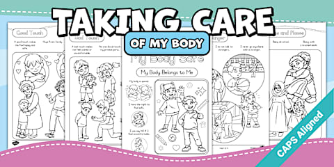 Foundation Phase LS - My Body - Mind Map: How to Keep My Body Safe