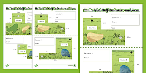 Maths Mini Golf Activities Pack