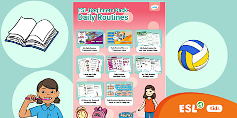 ESL Daily Routines Speaking Activity: What Do You Do Every Day? (US ...