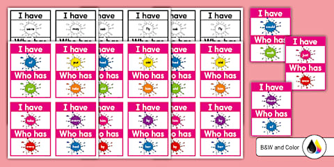 I Have, Who Has Beginning Blends Pack for Older Learners