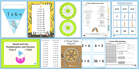 7 Times Tables Resource Pack