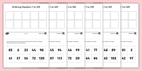 Less Than More Than Worksheets | Twinkl Maths Resources