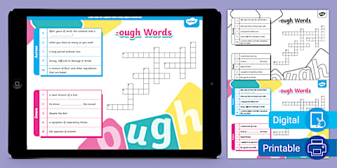 '-ough' Spelling Worksheet