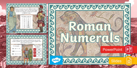 Roman Numeral Color by Number Worksheet