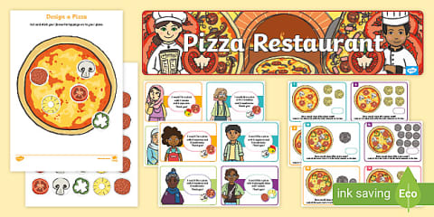 Pizza Shop Dramatic Play Pack