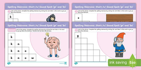 'gn' and 'kn' Phoneme Spotter Story