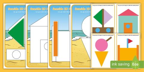 2D Shape Transport Picture Pack