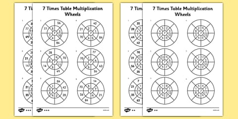 7 Times Tables - 7 Times Table Resource Pack - 7 Times Table - 7 Times ...
