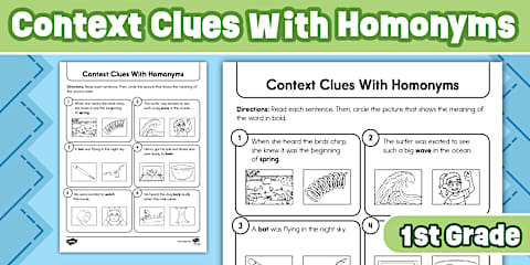 Context Clues Google Slides & PowerPoint for 1st-2nd Grade