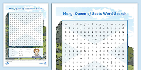 Mary, Queen of Scots Word Search