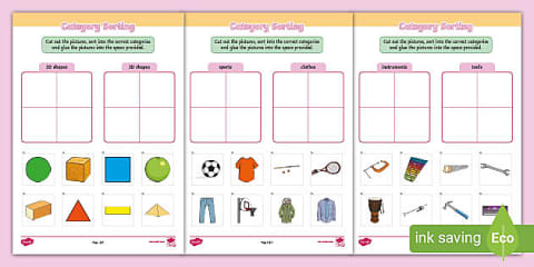 Object Function Sorting Pack