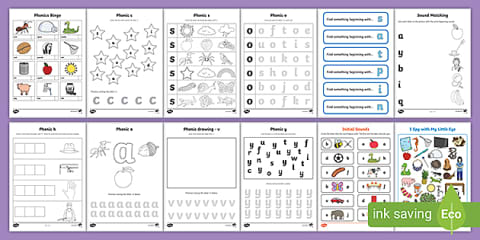 Junior Infants Phonics Pack