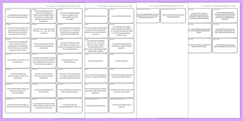 Australian Curriculum Year 1 English Assessment Spreadsheet