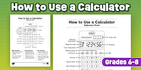 Eighth Grade Linear vs. Nonlinear Functions Reference Sheet