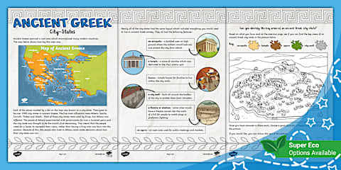 Athens Fact File - KS2 - Twinkl