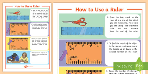 Measuring Length - How to Use a Ruler PowerPoint