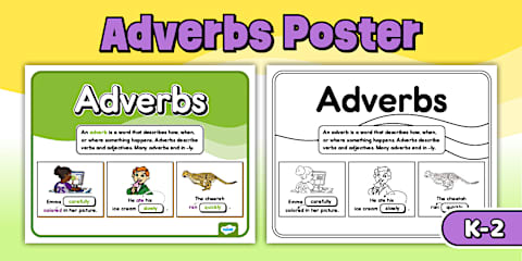 Adjectives Poster