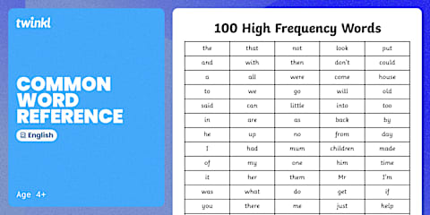 Golden Words Flash Cards