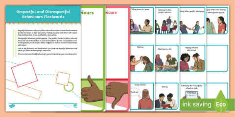 Respectful vs Disrespectful Sorting Activity