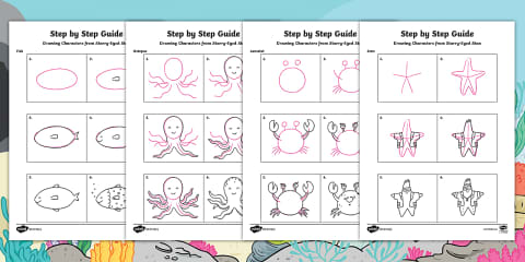 Step-By-Step Directed Drawing Pack for Beginners