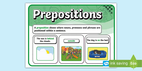 Positional Language Word Cards