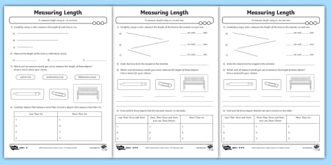 Measuring Length Challenge Cards