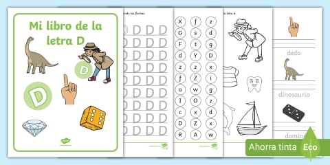 Cuadernillo: Mi Libro de la Letra D