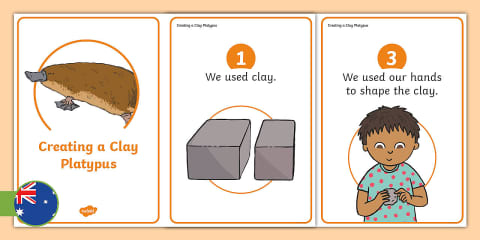 Clay Australian Animals Activity Cards