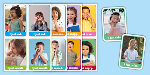 Feelings Faces Cards